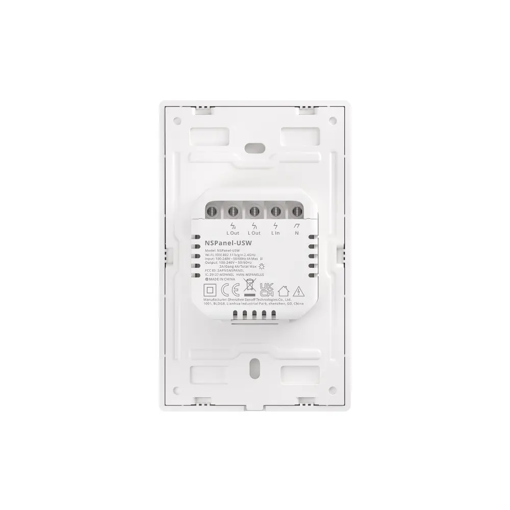 SONOFF NSPANEL SMART WALL DISPLAY SWITCH - WHITE - Buffelsfontein Energy